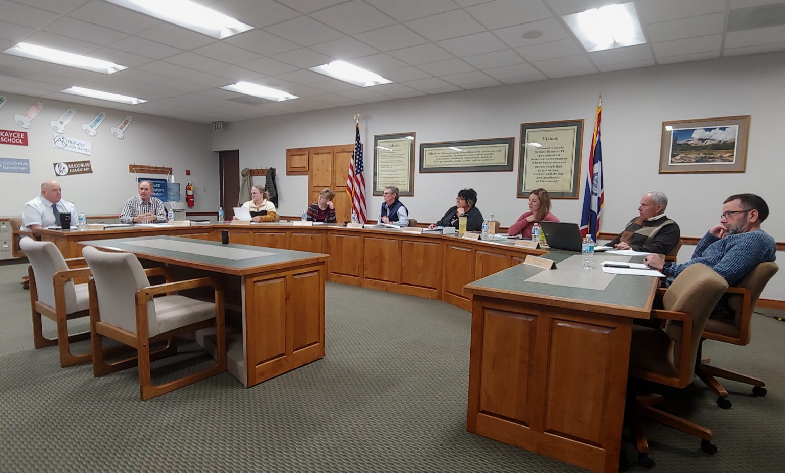 JCSD1 Board Updated on District Buildings, Projects – Sheridan Media