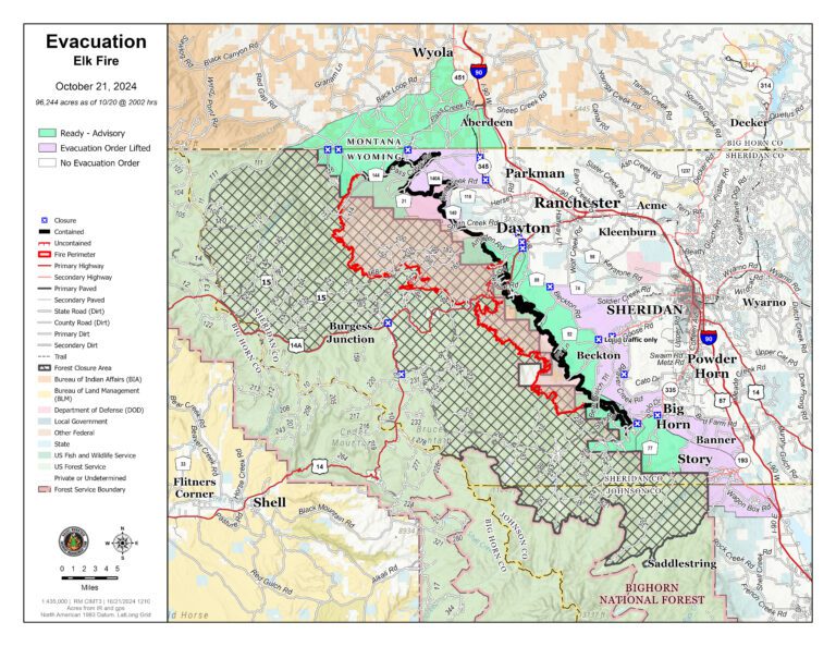 Sheridan County evacuation status update – Sheridan Media