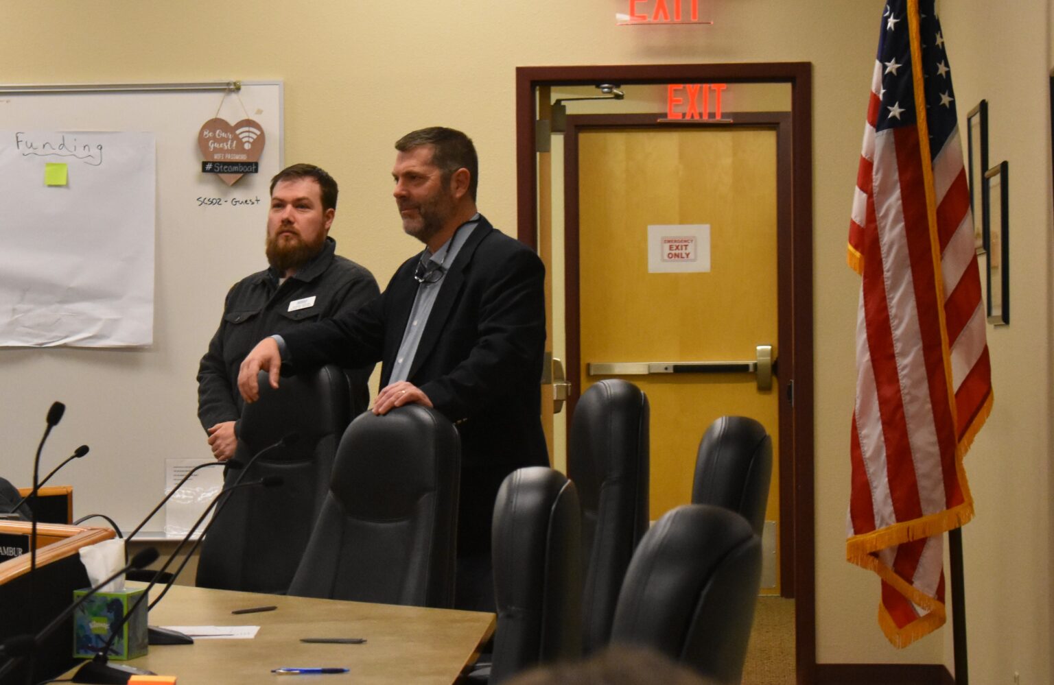 SCSD#2 Board Honors Wade Kinsey, Shane Rader – Sheridan Media